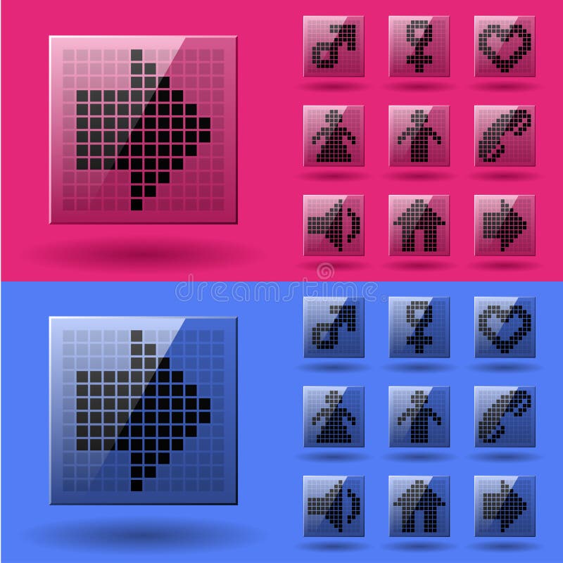 LCD Display Pixel Font - Uppercase Characters Stock Vector ... LCD Display Pixel Font - Uppercase Characters Stock Vector ...