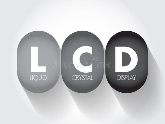 LCD - Liquid Crystal Display is a Type of Flat Panel Display Which Uses ...