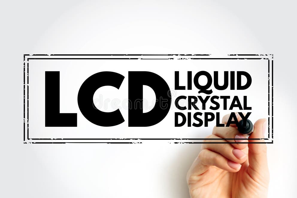 LCD - Liquid Crystal Display is a Type of Flat Panel Display Which Uses ...