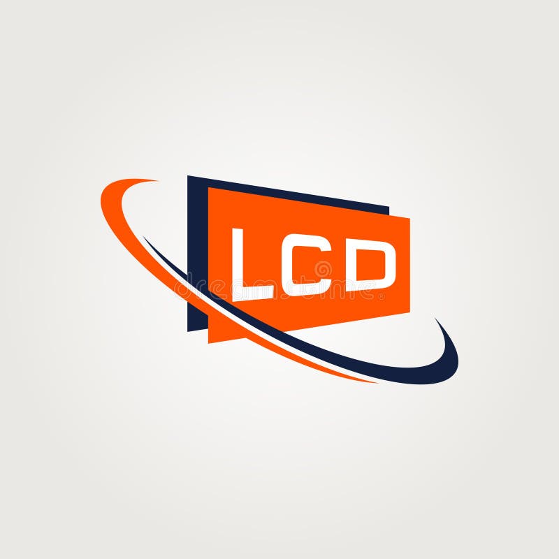 LCD Logo Symbol Icon stock illustration. Illustration of tablet - 154521554
