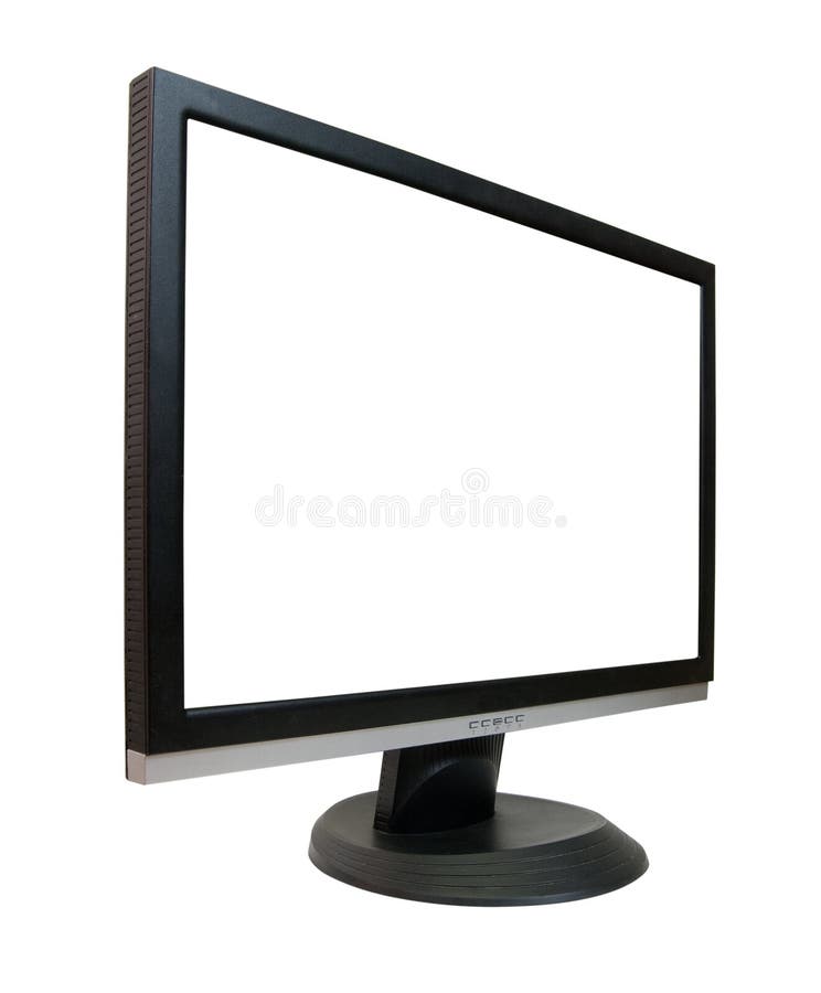 Computer monitor stock photo. Image of black, computer - 11021534
