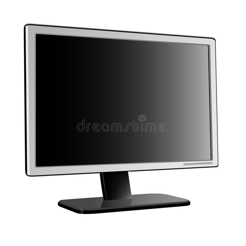 Widescreen Monitor stock illustration. Illustration of widescreen - 189246