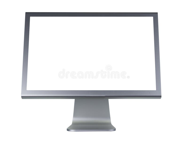 Lcd monitor flat screen stock photo. Image of television - 8009456