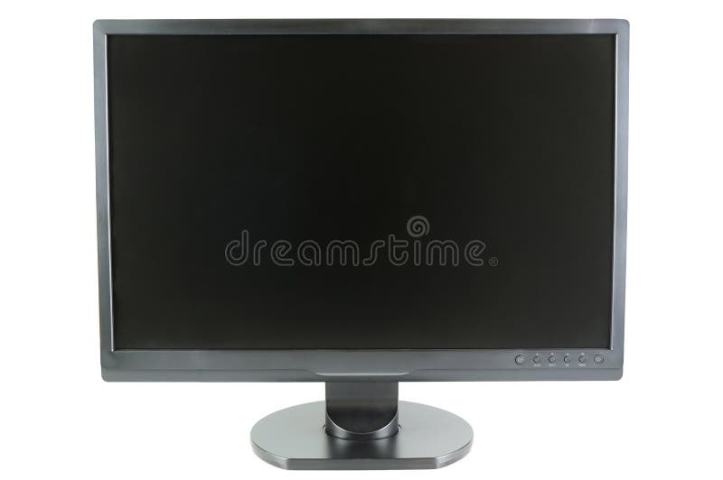Monitor LCD O Szerokim Ekranie Obraz Stock - Obraz złożonej z ekran ...