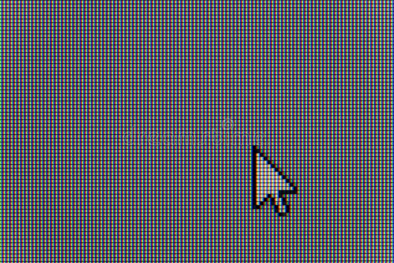 LCD with mouse pointer. stock image. Image of name, graphic - 33104395