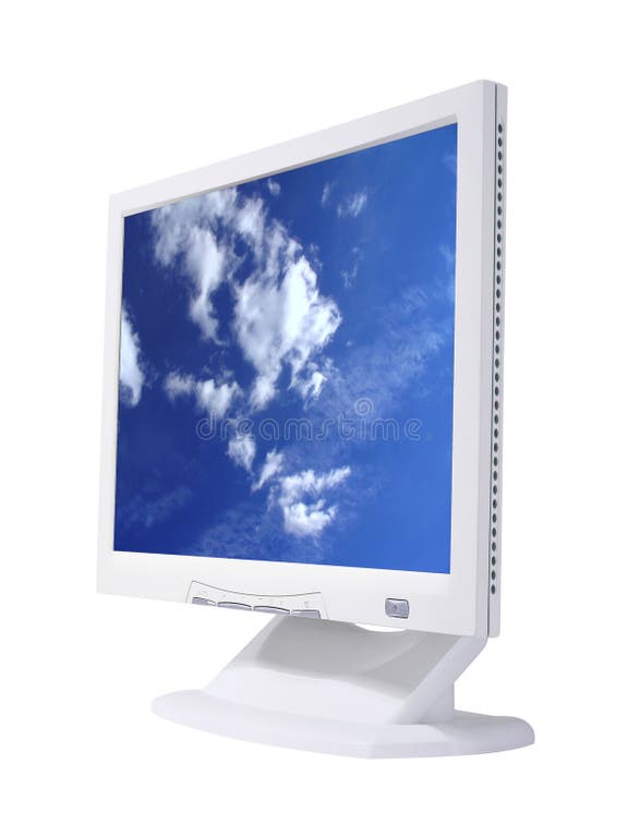LCD Screen stock photo. Image of office, alpha, display, crystal - 1120