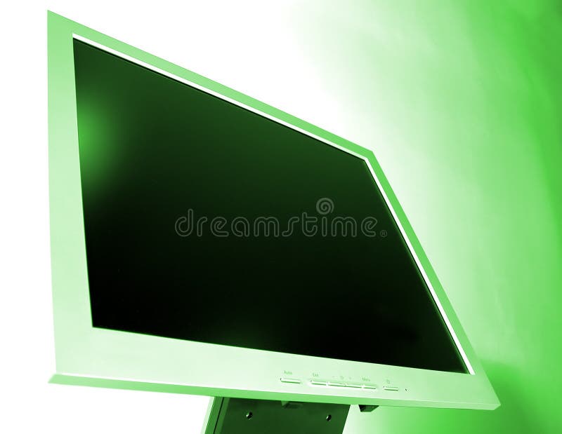 Computer LCD monitor stock image. Image of display, technology - 2169