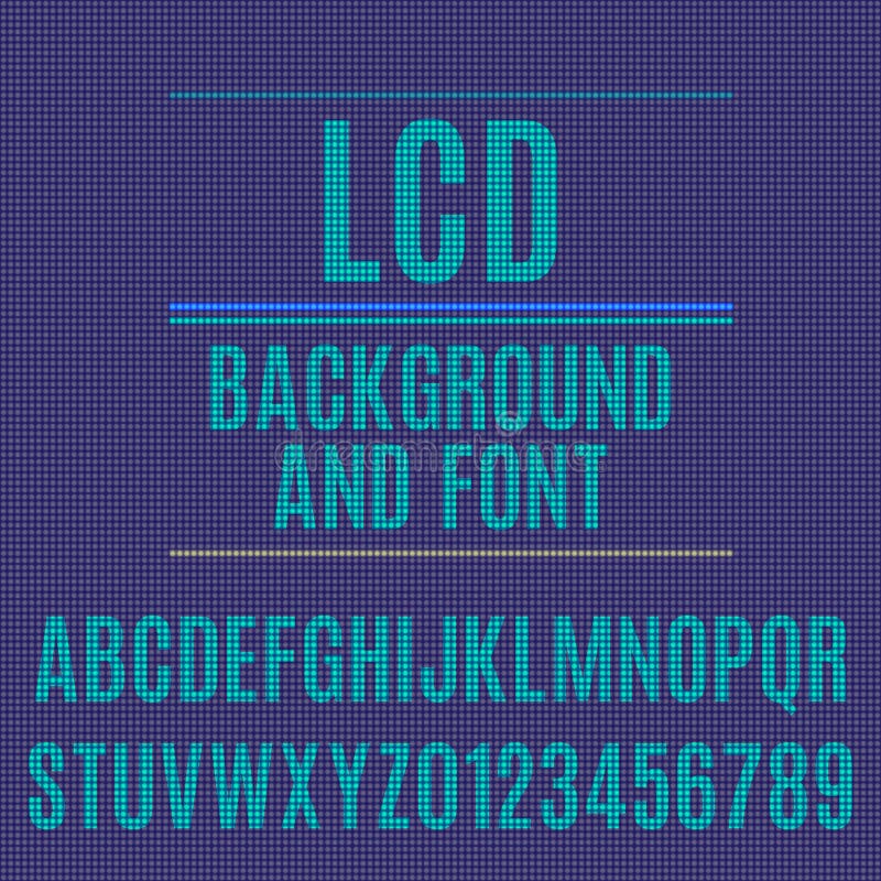 LCD screen stock vector. Illustration of liquid, graphic - 83248953