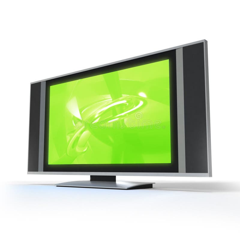 LCD screen TV stock illustration. Illustration of visual - 11463793