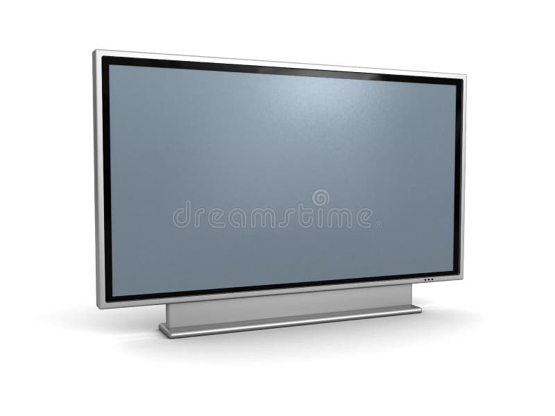 LCD TV stock vector. Illustration of modern, generic - 14173416