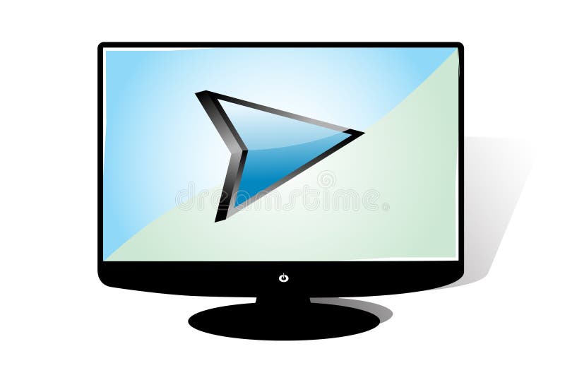 Lcd Tv Monitor Arrow Stock Illustrations – 167 Lcd Tv Monitor Arrow ...