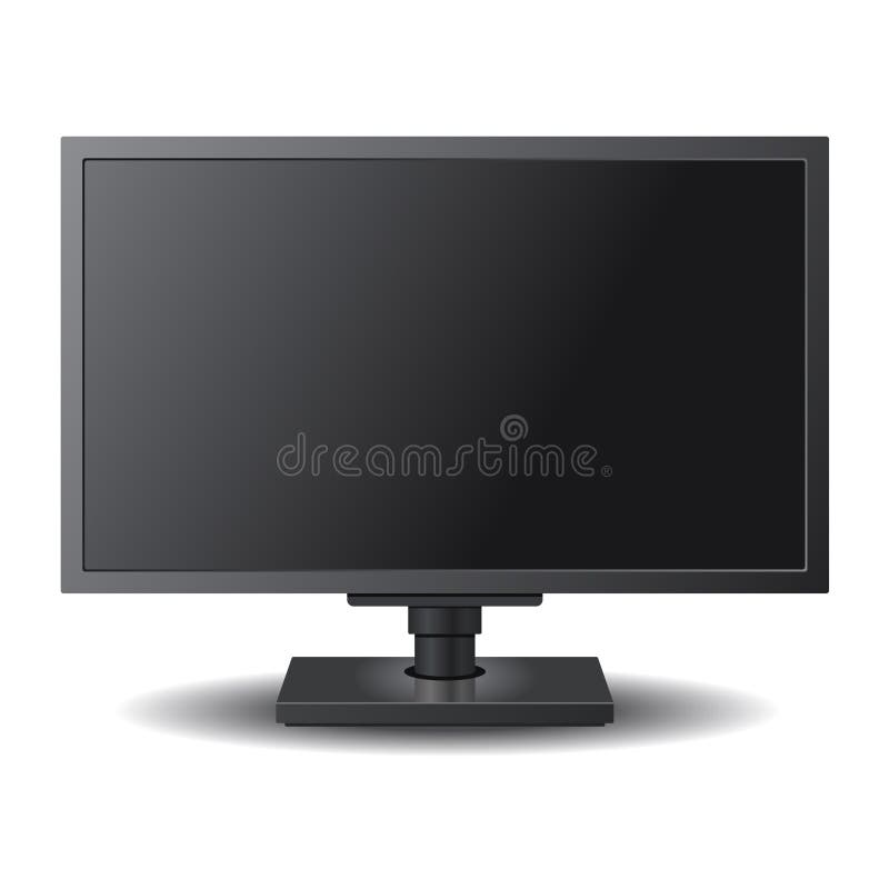Flat modern TV stock vector. Illustration of choose, flatscreen - 13067786