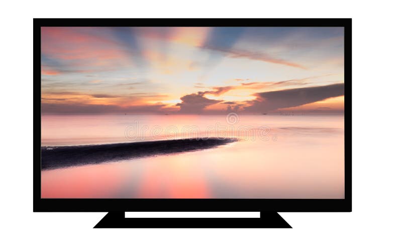 TV front view stock photo. Image of style, electronic - 2210984