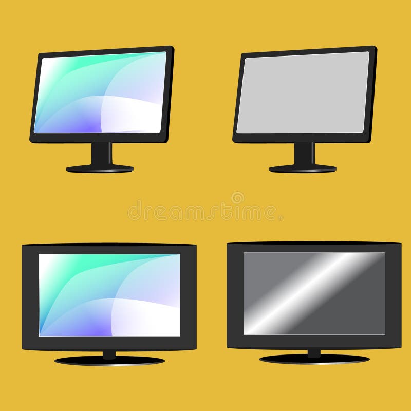 LCD Tv And Monitor Set Picture. Image: 8986854