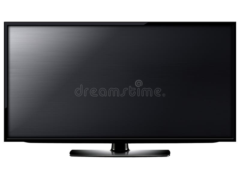 LCD tv screen stock image. Image of modern, media, flat - 39269411