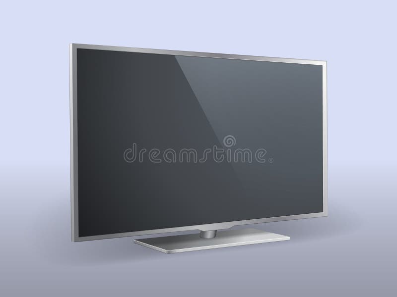 Lcd tv stock vector. Illustration of black, plasma, digital - 66488424