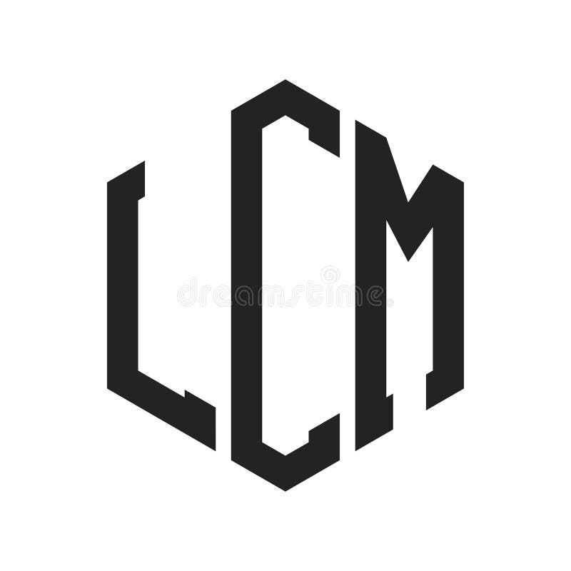 LCM Logo Design. Initial Letter LCM Monogram Logo Using Hexagon Shape ...