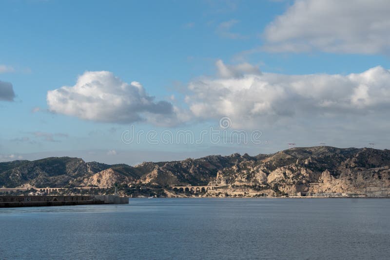 Landscape of L Estaque District in Marseille Editorial Photo - Image of ...