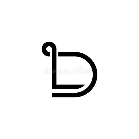 LD, DL, Logo, Monogram, Initial, Letter, Icon, Vector, Alphabet Logo ...