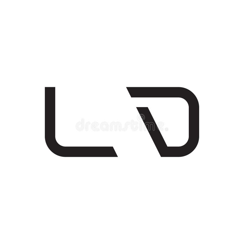 Ld Initial Letter Vector Logo Icon Stock Vector - Illustration of ...