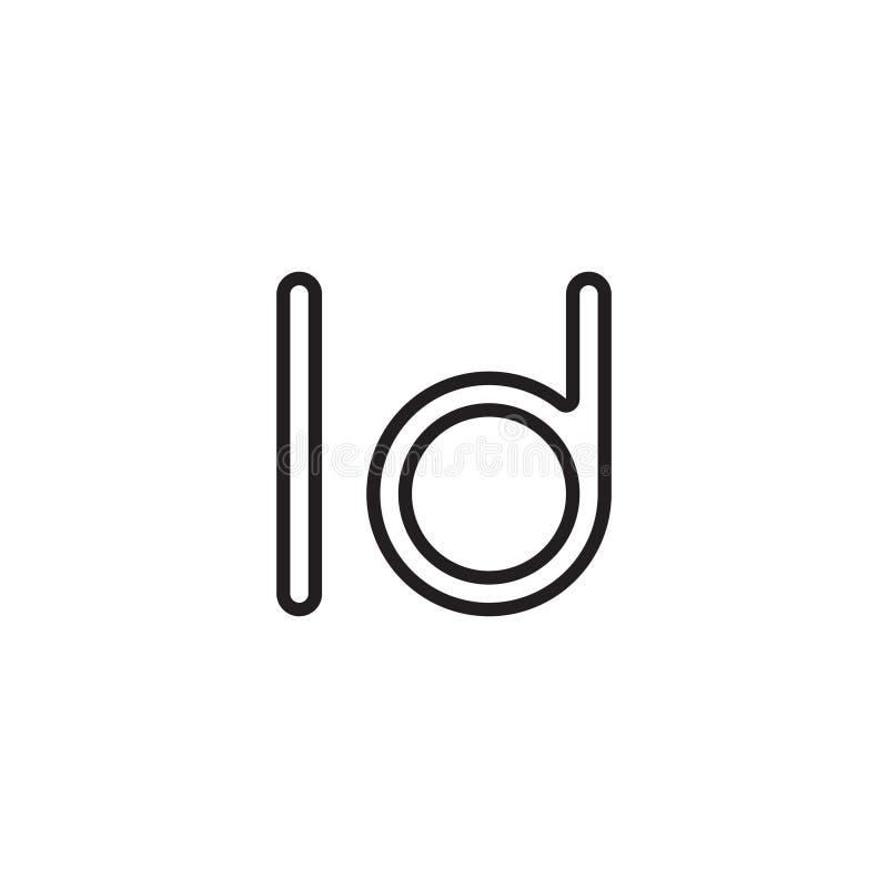 Ld Initial Letter Vector Logo Icon Stock Vector - Illustration of ...
