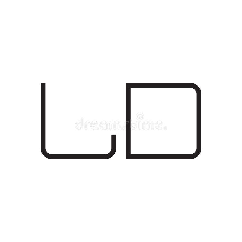 Ld Initial Letter Vector Logo Icon Stock Vector - Illustration of ...