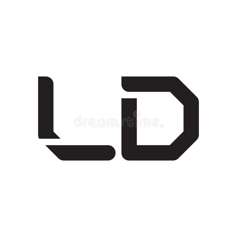 Ld Initial Letter Vector Logo Icon Stock Vector - Illustration of ...