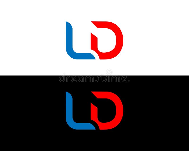 LD Letter Logo and Icon Vector Element Stock Vector - Illustration of ...