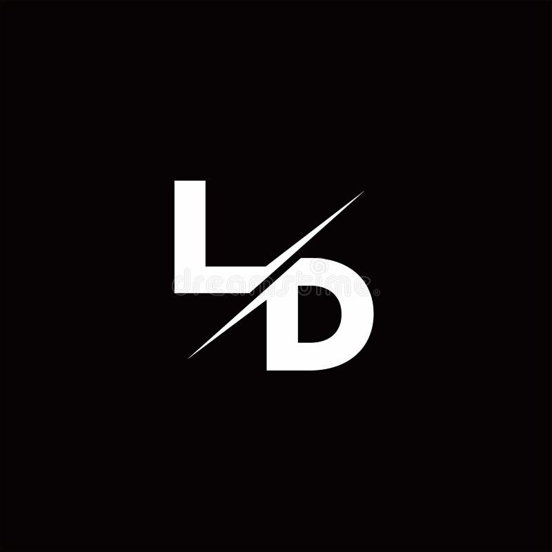 LD Logo Letter Monogram Slash with Modern Logo Designs Template Stock ...