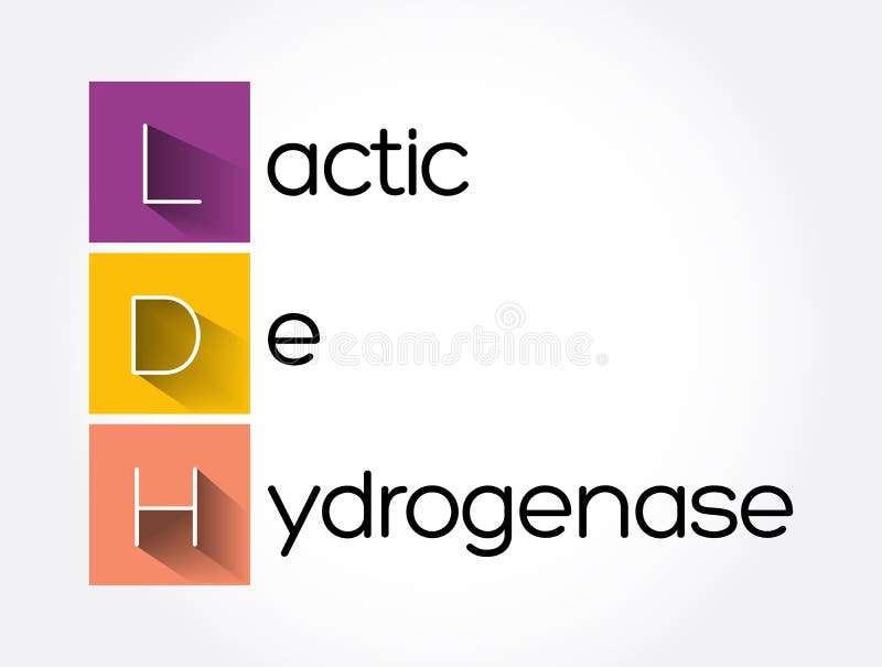 LDH - Lactic Dehydrogenase Acronym, Medical Concept Background Stock ...