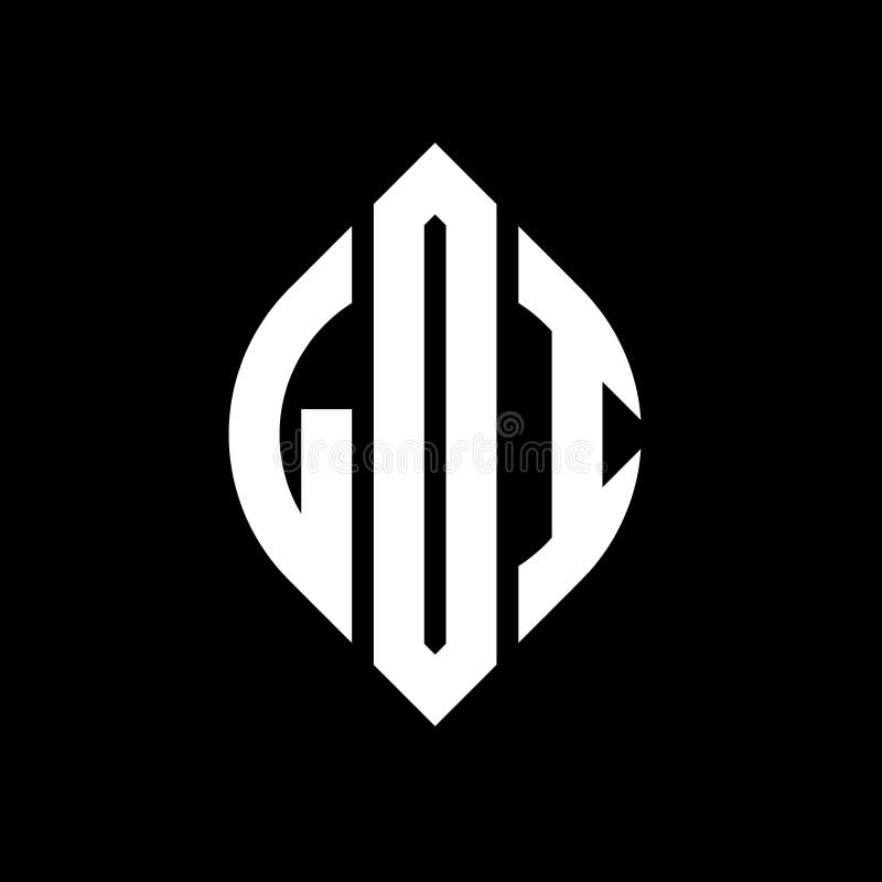 LDI Circle Letter Logo Design with Circle and Ellipse Shape. LDI ...