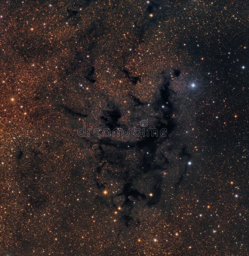 LDN 673 Dark Nebula stock image. Image of dense, interest - 44241611