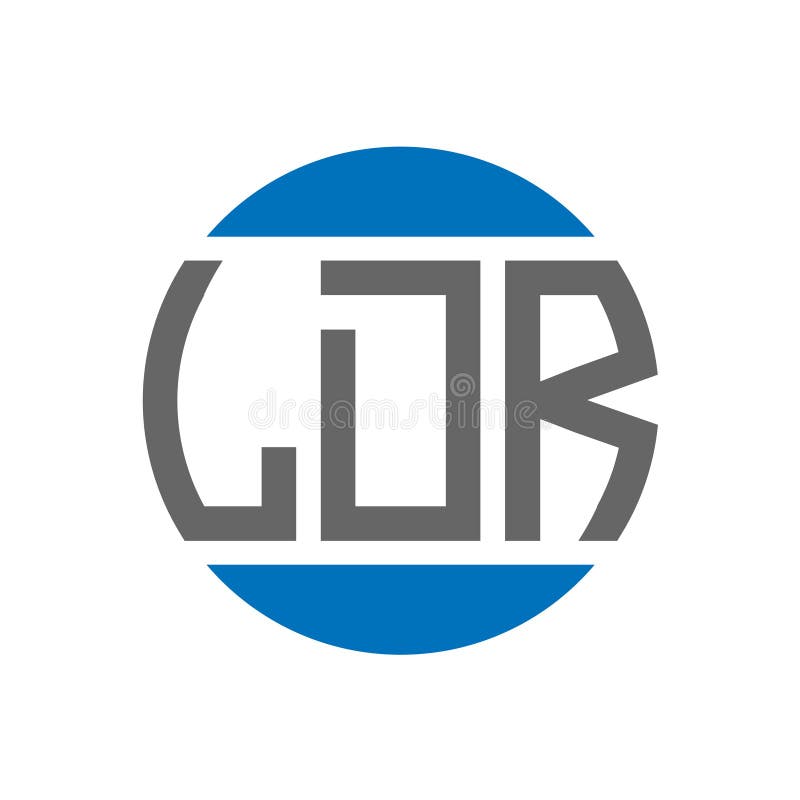 LDR Letter Logo Design on White Background. LDR Creative Initials ...