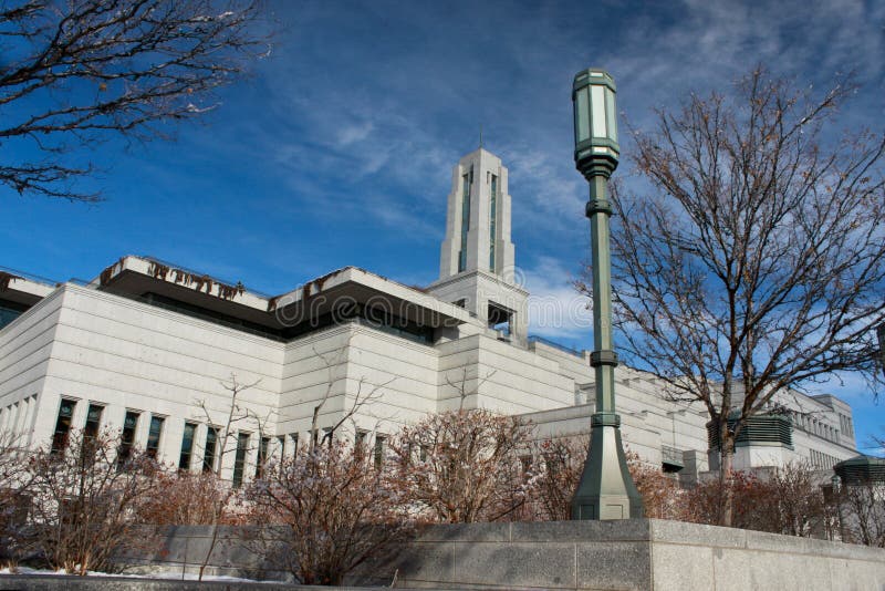 LDS Conference Center Building Stock Photo - Image of conference, city ...