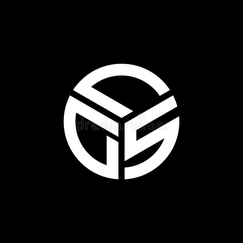 LDS Letter Logo Design on Black Background. LDS Creative Initials ...