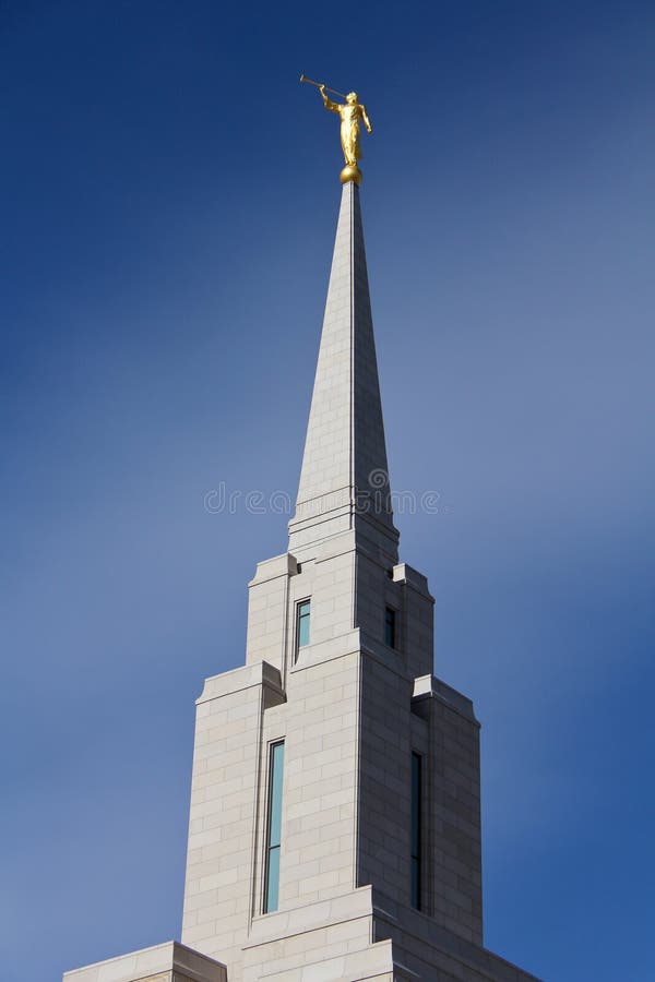 LDS Temple stock image. Image of salt, utah, steeple - 24561903