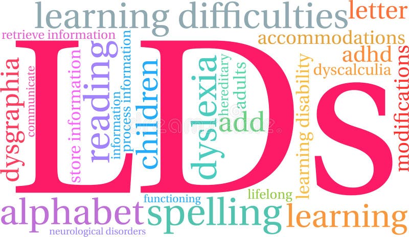 LDs Word Cloud stock vector. Illustration of alphabet - 102627366