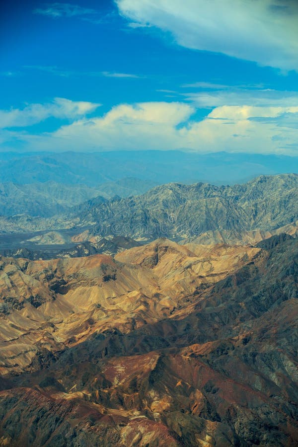 Le Ande Nel Deserto Di Nazca Fotografia Stock - Immagine di orlo ...