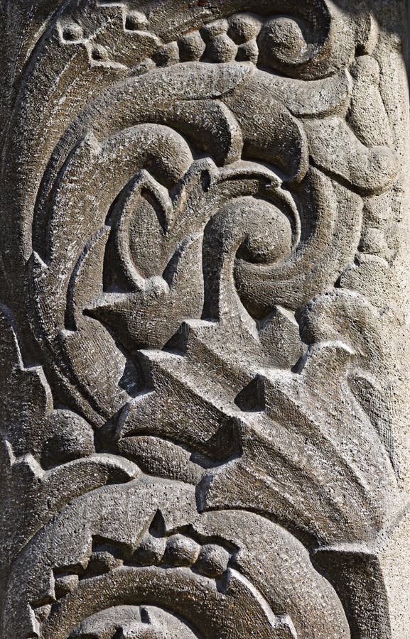 Fleur En Pierre De Bas-Relief Photo stock - Image du allégement, jaipur ...