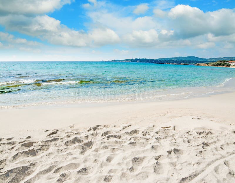 Le Bombarde Beach Under Clouds Stock Image - Image of clouds, bombarde ...