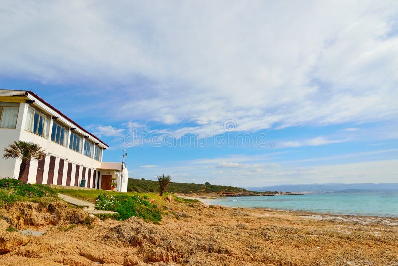Le Bombarde Beach Under Clouds Stock Image - Image of island, bombarde ...
