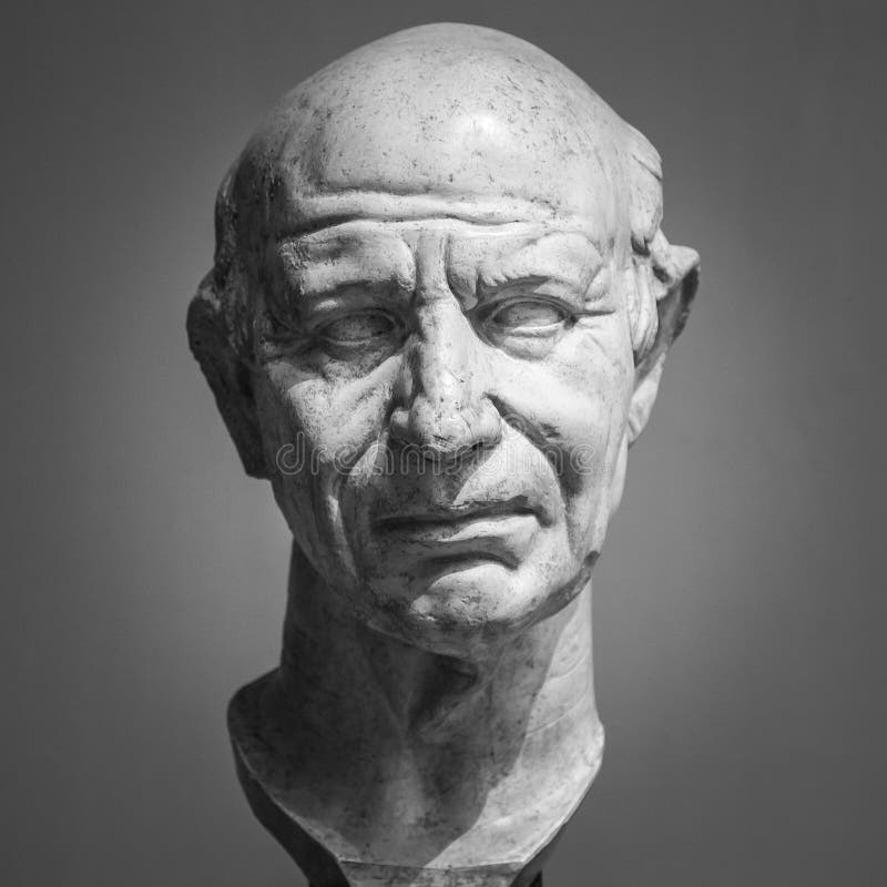 Le Buste De Marbre Antique De Portrait Image stock - Image of humain ...
