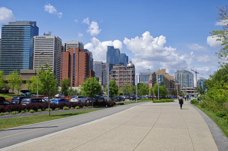 Le Centre Ville Moderne à Calgary, Alberta Canada Photo stock éditorial ...