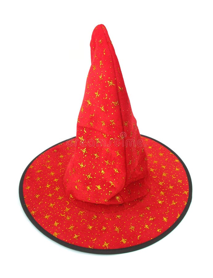 Le Chapeau Du Magicien Rouge Image stock - Image du magique, chapeau ...