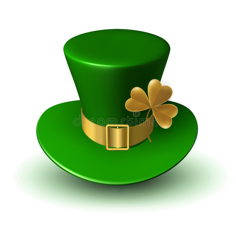 Chapeau Vert De St Patrick Stock Illustrations, Vecteurs, & Clipart ...
