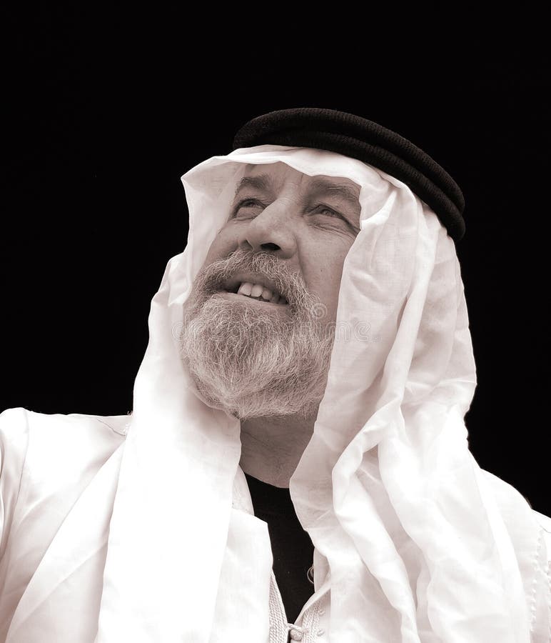 Verticale Noire Et Blanche - Cheik Laughs Photo stock - Image du barbe ...