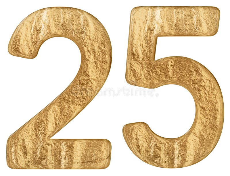 Le Chiffre 25, Vingt-cinq, D'isolement Sur Le Fond Blanc, 3d Rendent ... Le Chiffre 25, Vingt-cinq, D'isolement Sur Le Fond Blanc, 3d Rendent ...