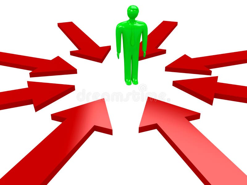 Choix illustration stock. Illustration of gauche, fermé - 21937008