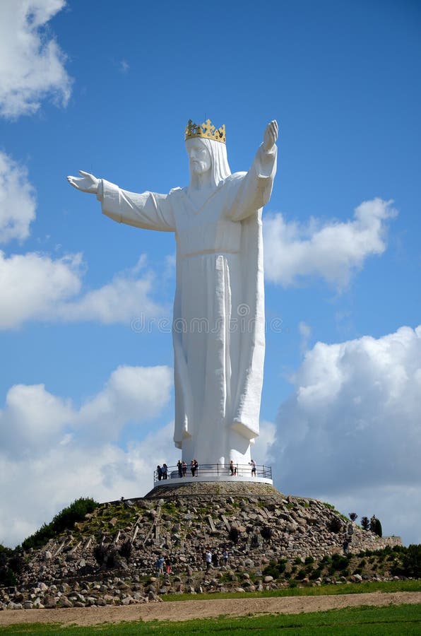 Le Christ Le Roi Monument, Swiebodzin, Pologne. Image stock - Image du ...