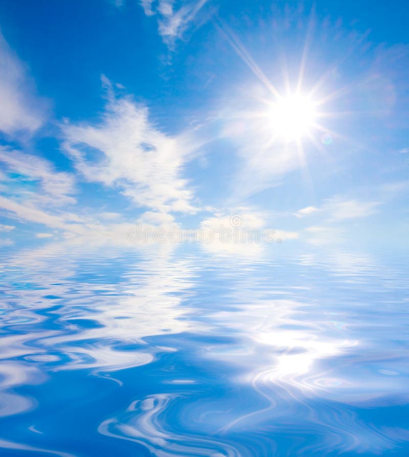 Le ciel photo stock. Image du fond, horizontaux, océan - 4742898